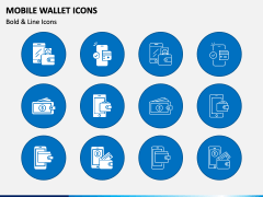 Mobile Wallet Icons for PowerPoint and Google Slides - PPT Slides