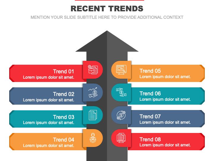 Recent Trends PowerPoint and Google Slides Template - PPT Slides