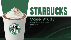 Free - Starbucks Case Study PowerPoint and Google Slides Template - PPT Slides