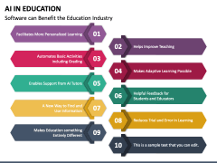 AI in Education PowerPoint and Google Slides Template - PPT Slides