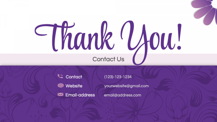 Free - Modern Floral Theme for PowerPoint and Google Slides - PPT Slides