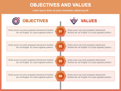 Objectives and Values PowerPoint Template and Google Slides Theme - PPT ...