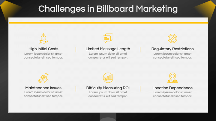 Billboard Marketing PowerPoint and Google Slides Template - PPT Slides