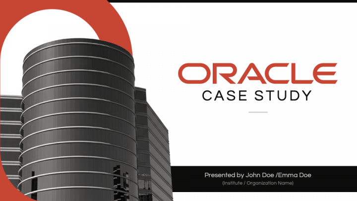 Free - Oracle Case Study PowerPoint and Google Slides Template - PPT Slides
