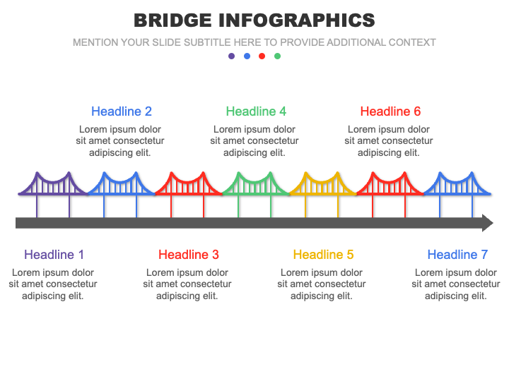 Bridge Infographics for PowerPoint and Google Slides