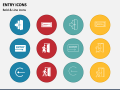Entry Icons for PowerPoint and Google Slides - PPT Slides