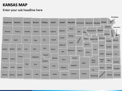 Kansas Map for PowerPoint and Google Slides - PPT Slides