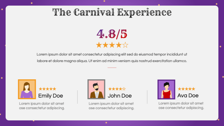 Free - Circus Theme for PowerPoint and Google Slides - PPT Slides