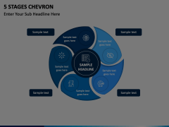 Free 5 Stages Chevron for PowerPoint and Google Slides - PPT Slides