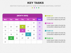 Key Tasks PowerPoint and Google Slides Template - PPT Slides