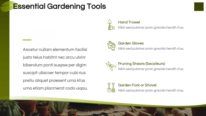 Free - Gardening Workshop Presentation for PowerPoint and Google Slides ...