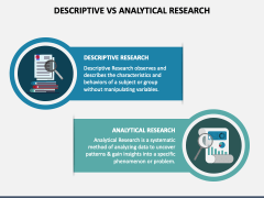 Descriptive Vs Analytical Research PowerPoint and Google Slides Template - PPT Slides