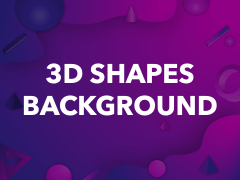 Free - 3D Shapes Background Presentation for PowerPoint and Google Slides
