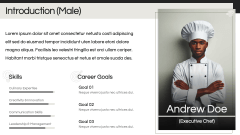 Free - Chef Portfolio PowerPoint and Google Slides Template - PPT Slides