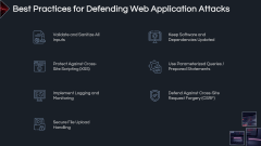 Web Application Attack PowerPoint and Google Slides Template - PPT Slides