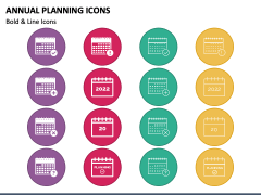 Annual Planning Icons for PowerPoint and Google Slides - PPT Slides