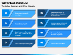 Workplace Decorum PowerPoint and Google Slides Template - PPT Slides