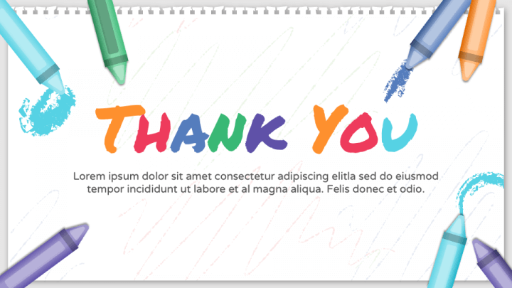 Free - Crayons Theme for PowerPoint and Google Slides