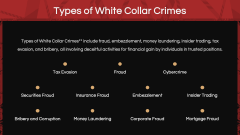 White Collar Crime PowerPoint and Google Slides Template - PPT Slides