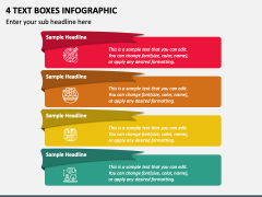 4 Text Boxes Infographic PowerPoint Presentation Slides - PPT Template