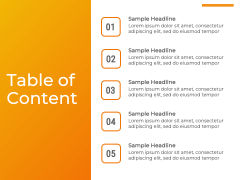 Minimal Orange Presentation PowerPoint and Google Slides Template - PPT ...