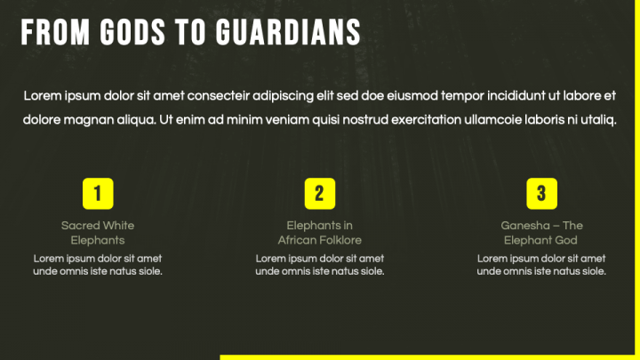 Free - Elephant Theme for PowerPoint and Google Slides - PPT Slides