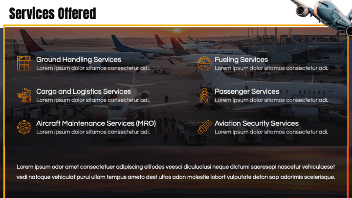 Aviation Services Project Proposal PowerPoint and Google Slides ...