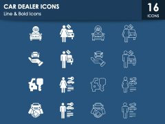 Car Dealer Icons for PowerPoint and Google Slides - PPT Slides