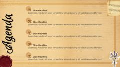 Free - Vintage Journal Theme for PowerPoint and Google Slides - PPT Slides