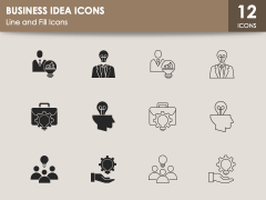 Business Idea Icons for PowerPoint and Google Slides