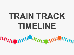 Train Track Timeline PowerPoint and Google Slides Template - PPT Slides