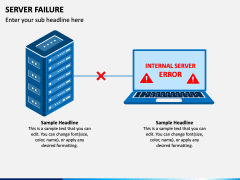 Server Failure PowerPoint and Google Slides Template - PPT Slides