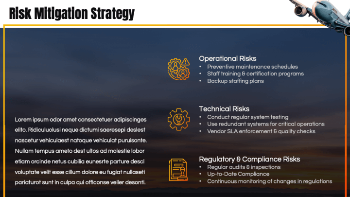 Aviation Services Project Proposal PowerPoint and Google Slides ...