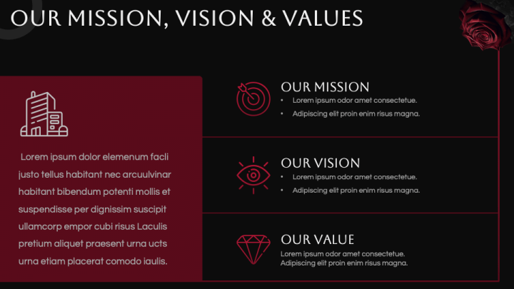 Free - Rose Theme for PowerPoint and Google Slides - PPT Slides