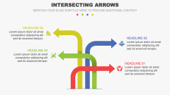 Intersecting Arrows for PowerPoint and Google Slides - PPT Slides