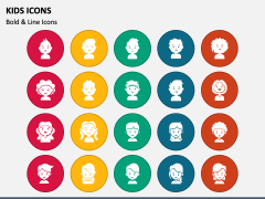 Kids Icons for PowerPoint and Google Slides - PPT Slides