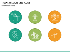 Transmission Line Icons for PowerPoint and Google Slides - PPT Slides