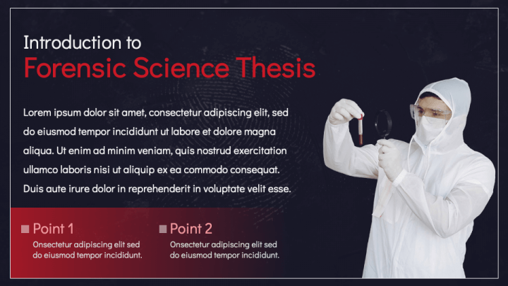 Free - Forensic Science Thesis PowerPoint and Google Slides Template ...