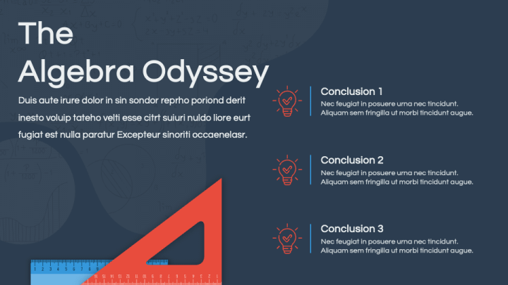 Free - Algebra Theme for PowerPoint and Google Slides - PPT Slides