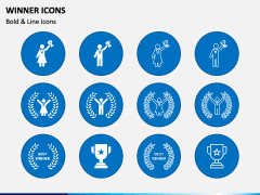 Winner Icons for PowerPoint and Google Slides - PPT Slides