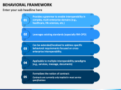 Behavioral Framework PowerPoint and Google Slides Template - PPT Slides