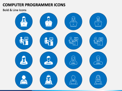 Computer Programmer Icons for PowerPoint and Google Slides - PPT Slides