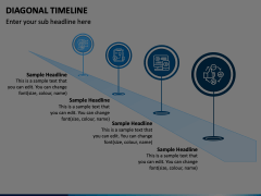 Diagonal Timeline PowerPoint and Google Slides Template - PPT Slides