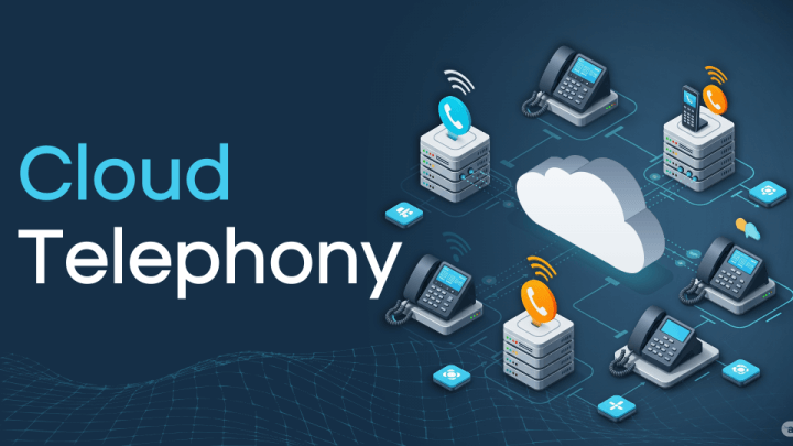 Cloud Telephony PowerPoint and Google Slides Template - PPT Slides