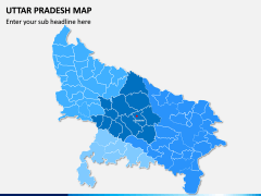 Uttar Pradesh (UP) Map for PowerPoint and Google Slides - PPT Slides