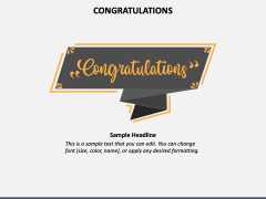 Congratulations Graphics for PowerPoint and Google Slides - PPT Slides