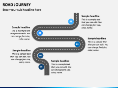Road Journey PowerPoint and Google Slides Template - PPT Slides