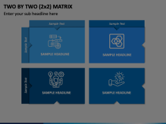 Two By Two (2x2) Matrix for PowerPoint and Google Slides - PPT Slides