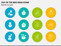 Out of The Box Ideas Icons for PowerPoint and Google Slides - PPT Slides