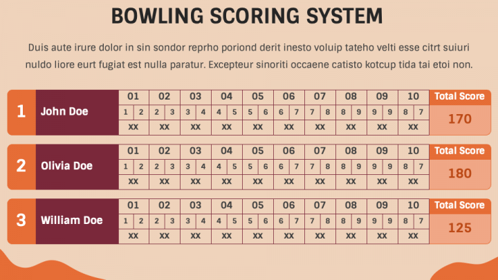 Free - Bowling Presentation Theme for PowerPoint and Google Slides ...